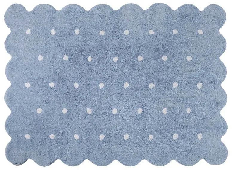 Lorena Canals bavlněný koberec modrý, sušenka - Biscuit