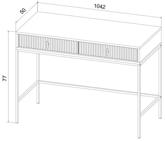 Konzolový stolek SUE černá