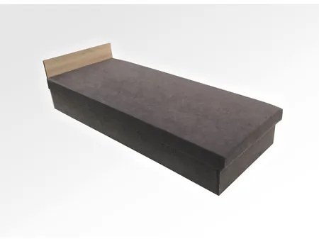 Válenda Chrisi D90 - 90x200 cm Černá Panty vlevo Dub sonoma