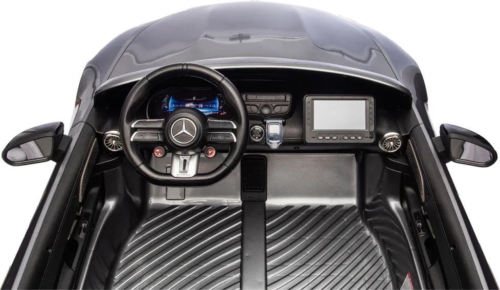 LEAN CARS Elektrické autíčko Mercedes GT63 AMG DK-GT63 24V LCD šedé lakované