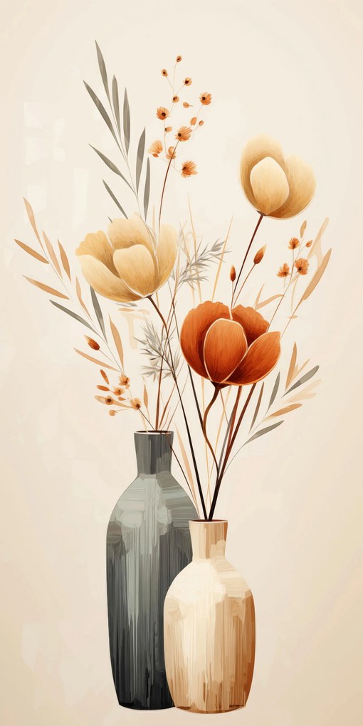 XXXLutz MALBA NA PLÁTNĚ, zátiší, 20/40 cm Euroart - Obrazy na plátně - 005721101101