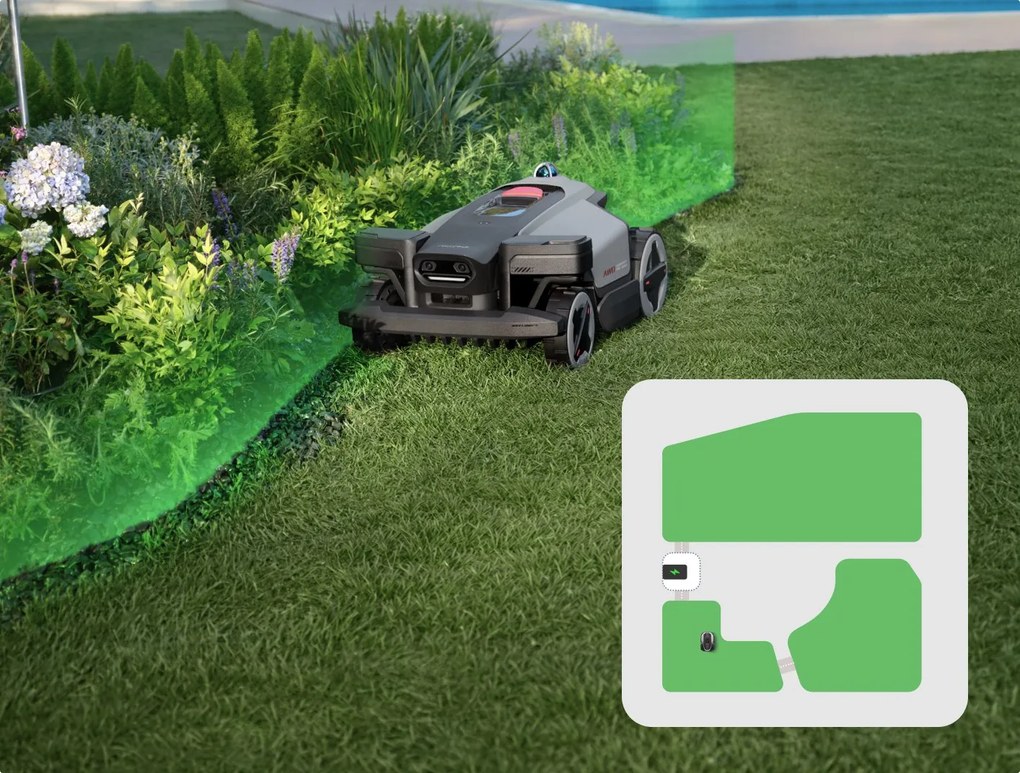 Robotická sekačka Roborock RockMow Z120 LiDAR 2 000 m 2