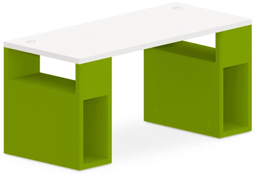 Artspect DS304-B-1607 - Stůl s úložnými podnožemi 160x70cm - Ocean Green