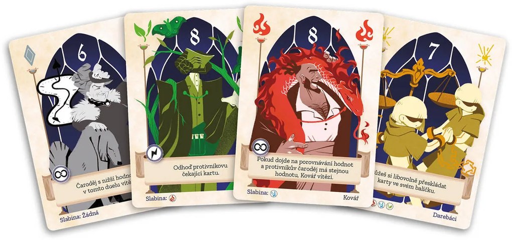 ASMODEE Hra karetní Čarodějný duel *SPOLEČENSKÉ HRY* brgwzc01cs