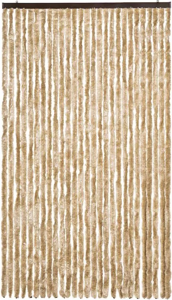Závěs proti hmyzu béžový 118 x 220 cm Chenille 315137