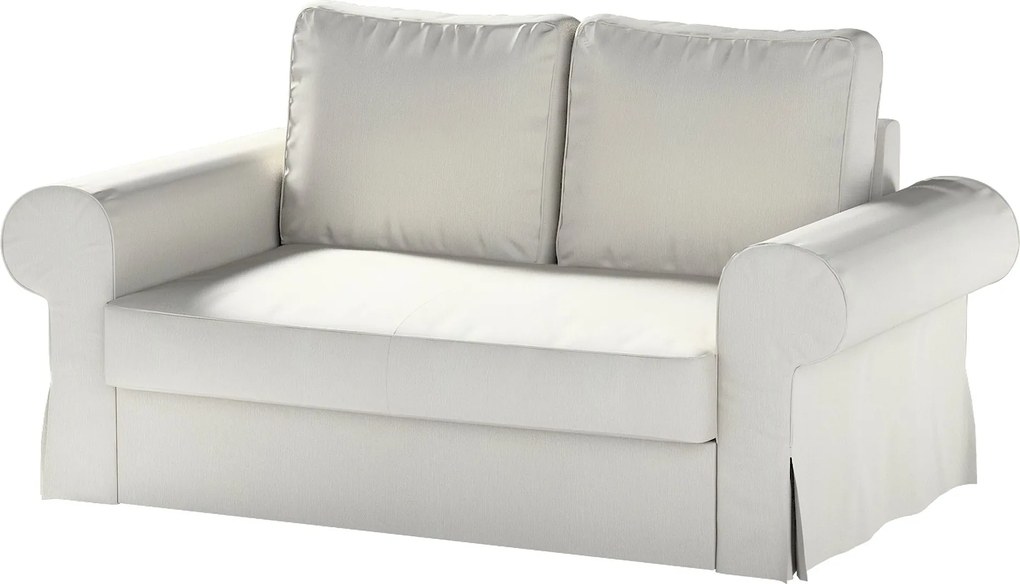 Potah na pohovku IKEA Backabro 2-místná, rozkládací barva šedá látka lesklé, pletený vzor, sametová
