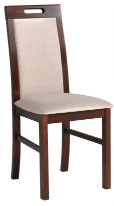 Jídelní židle JARMILA 9 - ořech / krémová