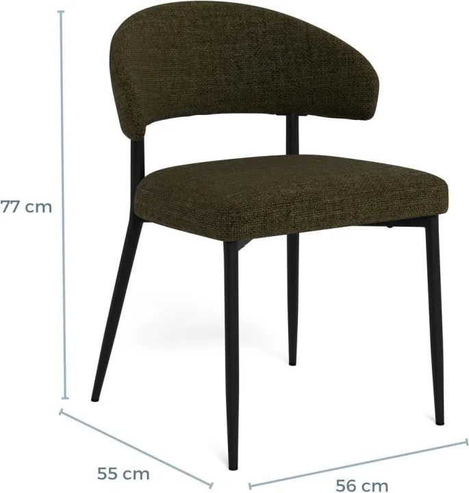 ACTONA GROUP Jídelní židle EDINA zelená 0000109139