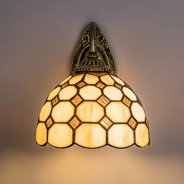 BRILAGI - Tiffany vitrážová nástěnná lampa DORAN 1xE27/40W/230V