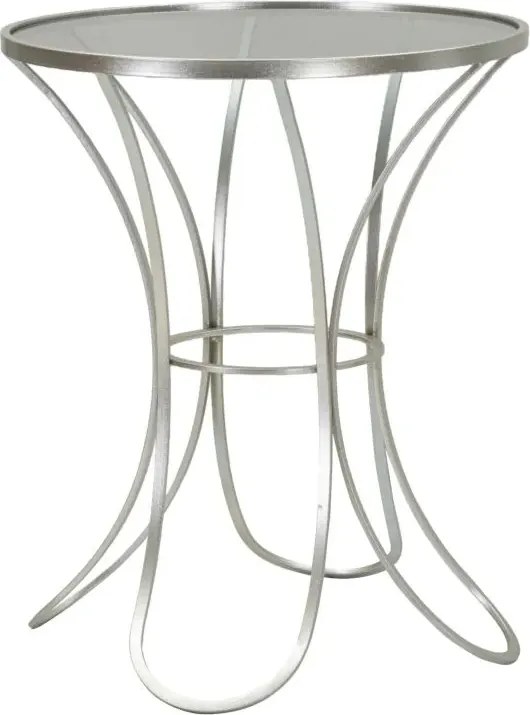 Odkládací stolek Trixy 56 cm stříbrný