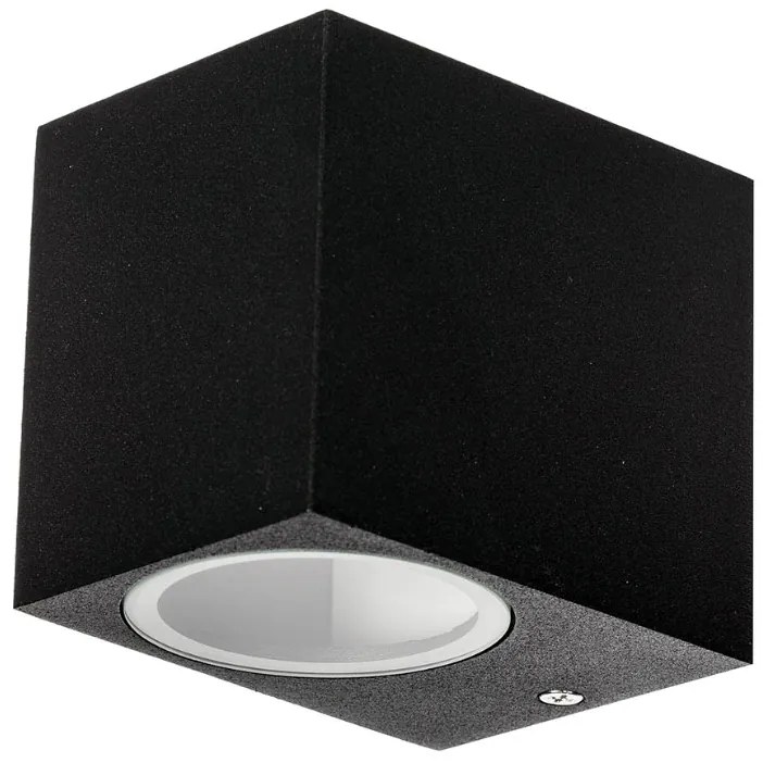 BERGE LED venkovní svítidlo B7157 - GU10 - 9 x 8 x 6,5cm - černá - IP44