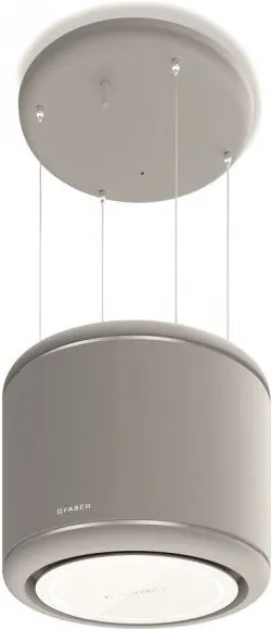 Faber ODETTE GREY MATT KL - lustrový odsavač, šedá mat, šířka 50cm