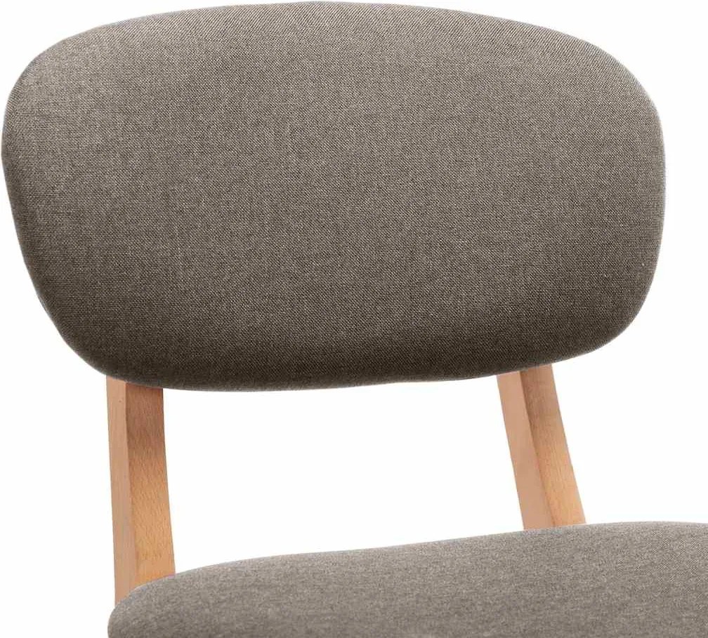 Barové židle 2 ks taupe textil 289376