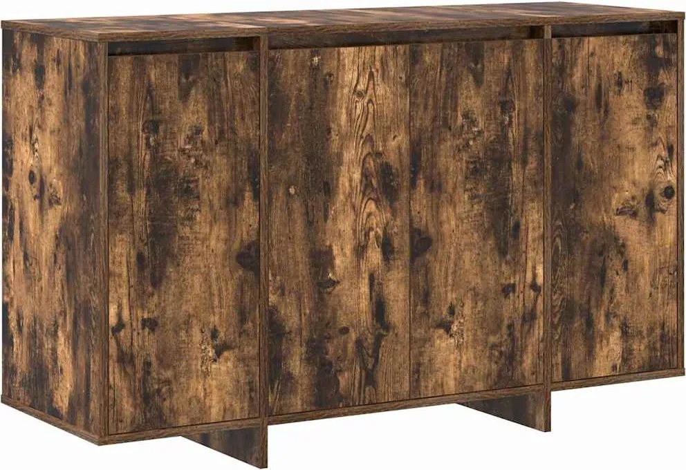Servírovací skříň Kouřový dub 120 x 41 x 75 cm Kompozitní dřevo 3333900