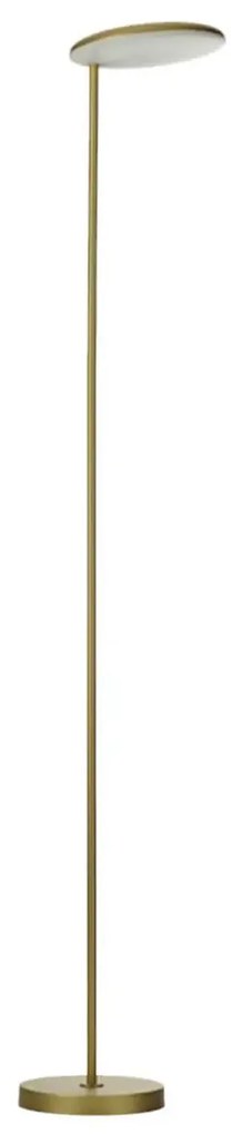 Podlahová lampa Carpa stmívatelná zlatá
