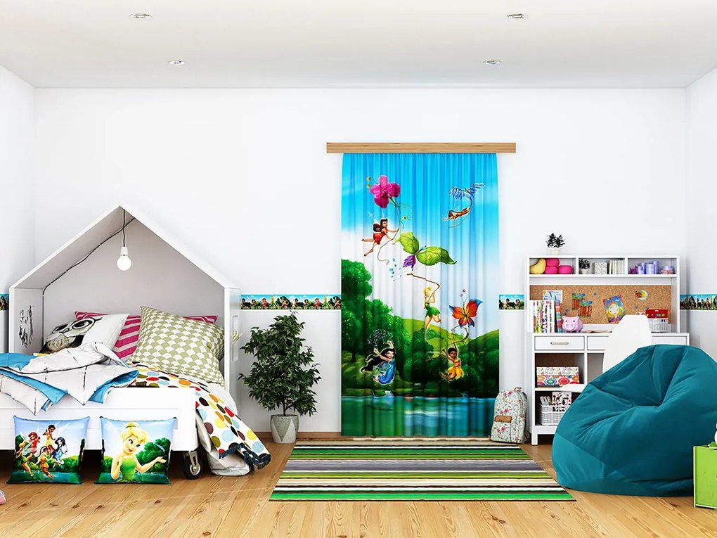 Dětská samolepící bordura na zeď Disney Víly | 5 m x 13.8 cm | DWBD8075