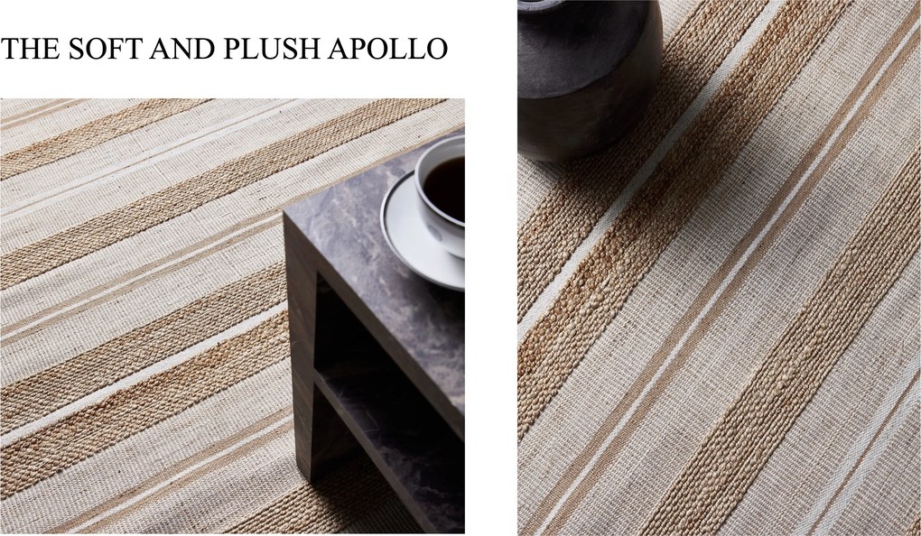 Diamond Carpets India, Ručně vázaný kusový koberec Praha HL 80 Natural Silver, 120x170, béžová, chodba / předsíň