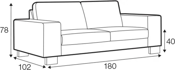 Quattro sofa bed, Carex