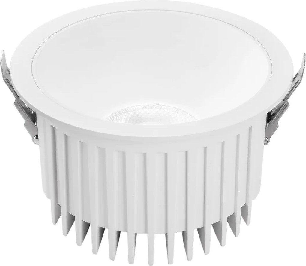FAN INC-QUANTUM-R40-BCO Zápustné venkovní svítidlo LED Quantum, hliník, bílé, 40 W, 4300 lm, CCT, 18,5 x 18,5 x 10,9 cm, IP44 - FANEUROPE