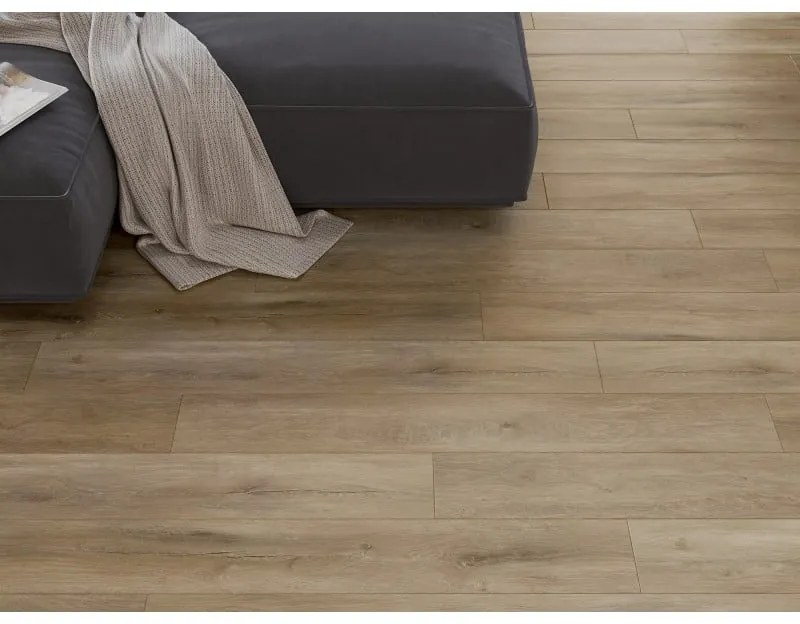 Mexen Long Creek, vinylová podlaha 1240x182 mm SPC 6,5 mm, IXPE 1,5 mm, 4stranná V-drážka, dub, F1050-1240-182-505-4V1-01