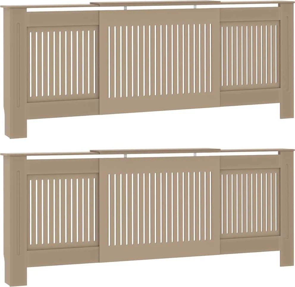 Kryt radiátoru 2 ks Dub sonoma 205 x 20,5 x 81,5 cm 3403240