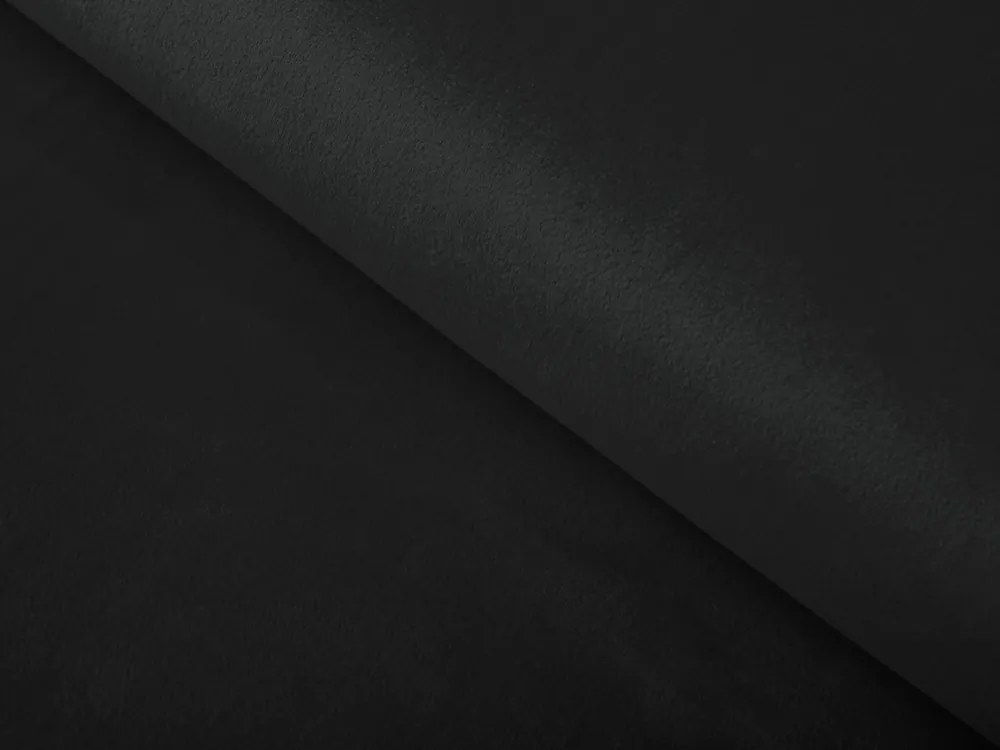 Biante Sametový běhoun na stůl Velvet Premium SVP-014 Černozelený 35x140 cm