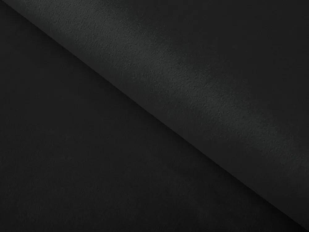 Biante Sametový oválný ubrus Velvet Premium SVP-014 Černozelený 120x140 cm