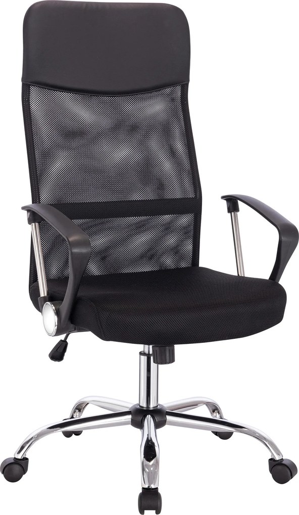 XXXLutz OTOČNÁ ŽIDLE, černá, barvy chromu Carryhome - Otočné židle - 002696000305