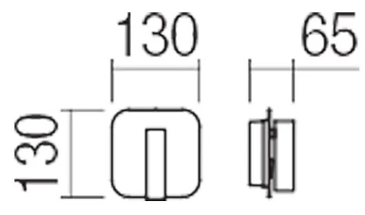 Redo 01-1491 nástěnné LED svítidlo Quda bílé, 6W + 3W, 3000K, 13cm