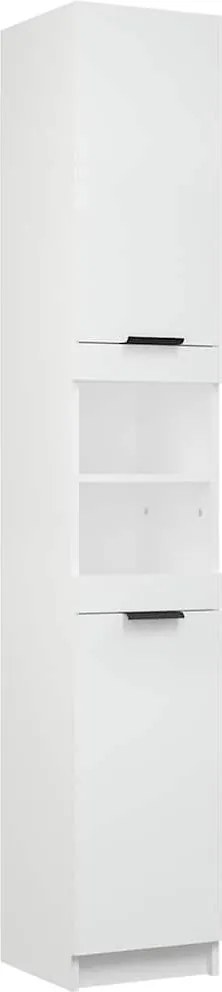5dílná sada koupelnových skříněk bílá kompozitní dřevo 3115852