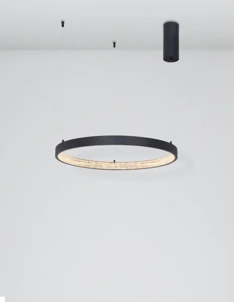 LED lustr Preston 60 černé