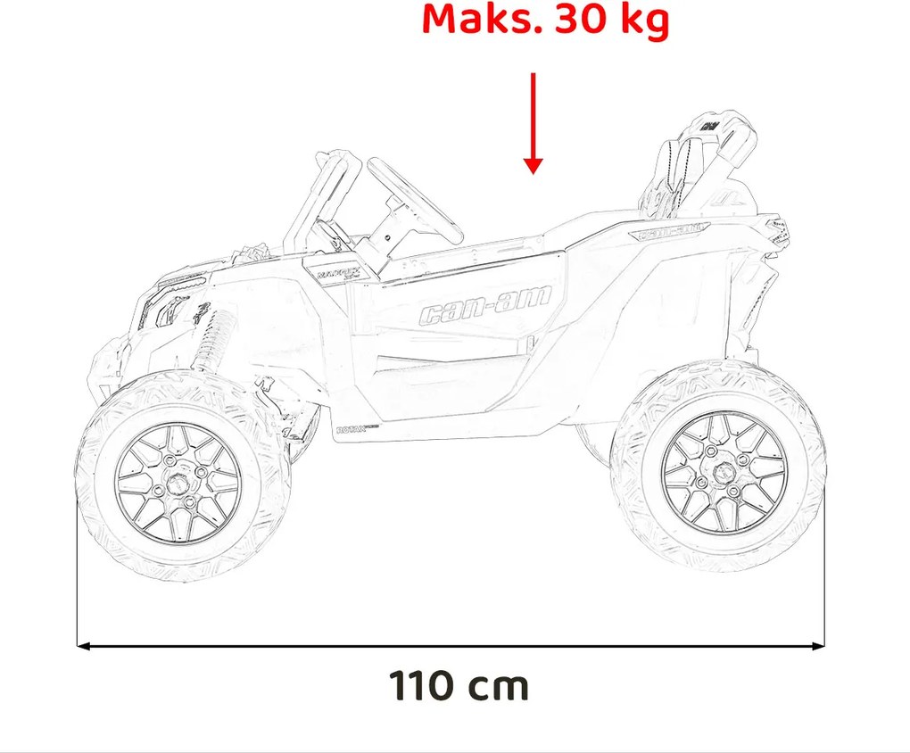 Ramiz Čtyřkolka ATV CAN-AM Maverick růžová