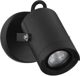 NV 9026126 Venkovní reflektor KIMIKO černý hliník a čiré sklo GU10 1x10W 220-240V bez žárovky IP54 - NOVA LUCE