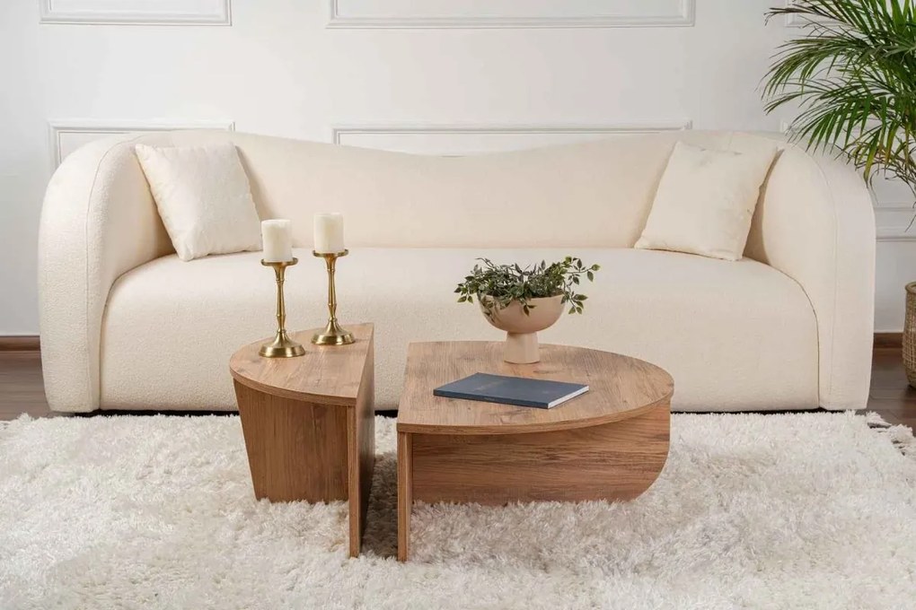 Designový konferenční stolek Baltenis 90 cm atlantská borovice