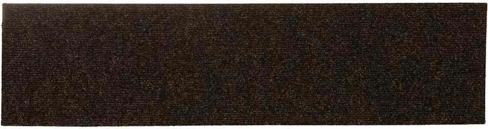 Schodové rohože samolepicí 15 ks 76 x 20 cm hnědé obdélníkové 326930