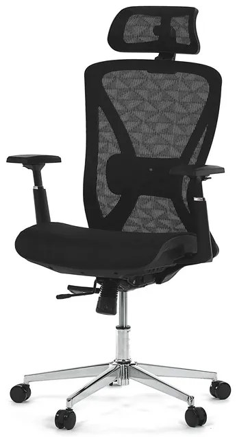 Ergonomická kancelářská židle NILS - černá síťovina Barva: černá