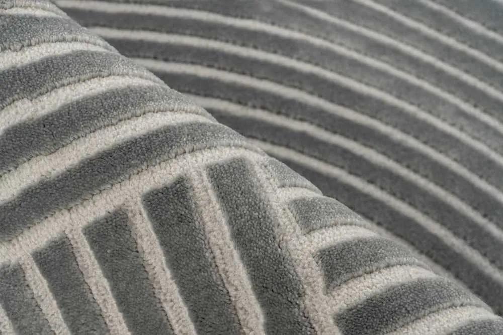 Lalee Kusový koberec Elif 402 Grey Rozměr koberce: 200 x 290 cm