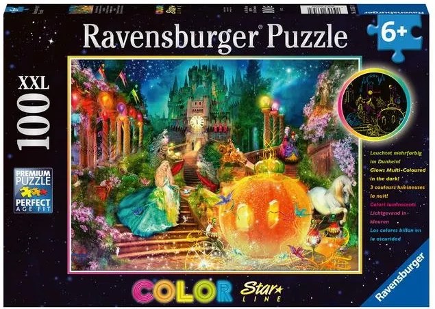 Puzzle ravensburger puzzle 133574 popelka 100 dílků