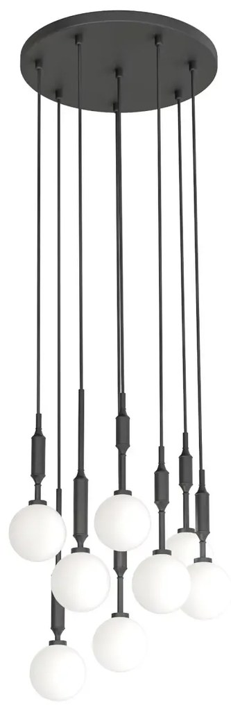 Designový lustr Ero 13 černá