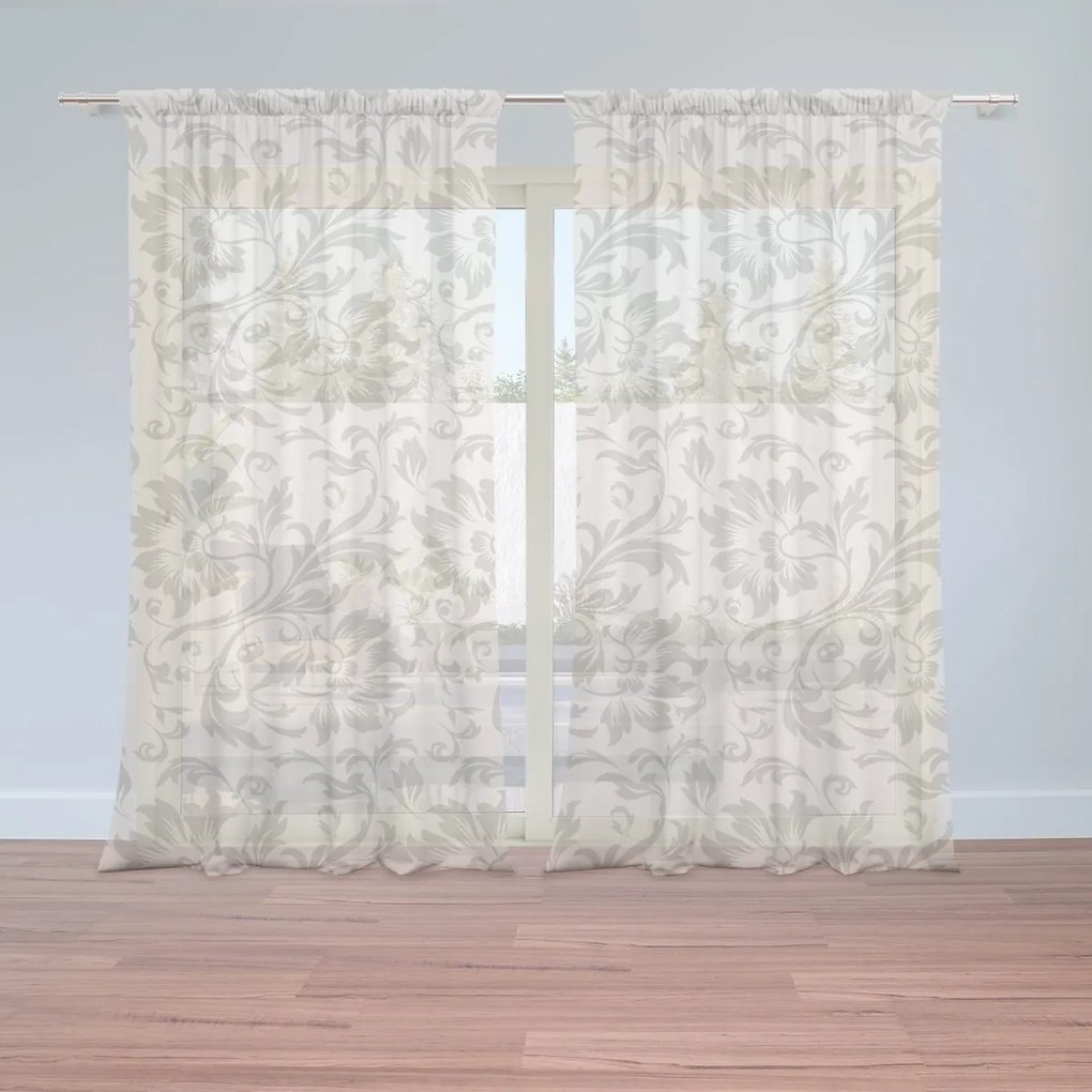 Sablio Záclony Královský ornament: 2ks 150x250cm