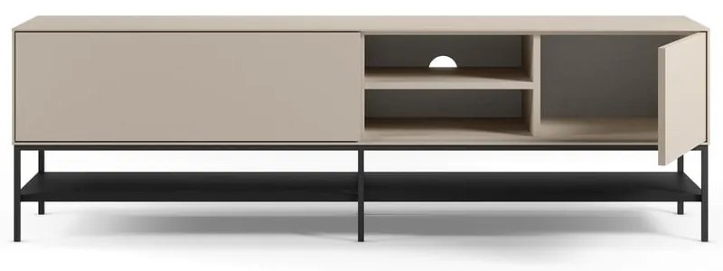 Krémový TV stolek 180x55x35 cm Amira – Marckeric