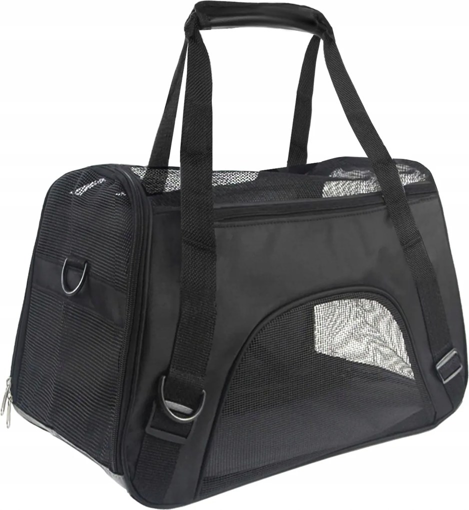 ISO Přepravní taška pro domácí mazlíčky - černá, 15672