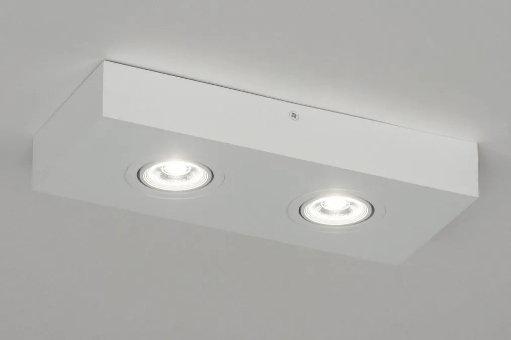 Stropní LED svítidlo Spot Quality Quadra 2 White