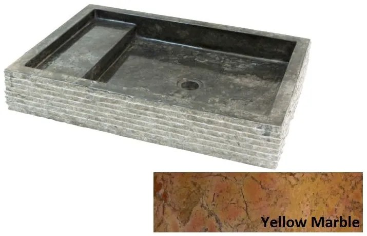 Indera Kotak Trap Marmo Yellow 57062 Kamenné umyvadlo