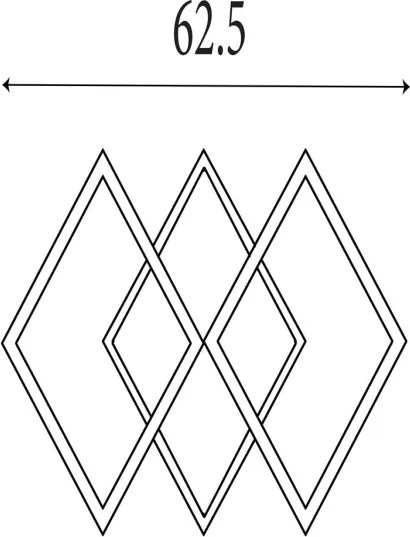 Searchlight 83510GO - LED Stmívatelné stropní svítidlo FENCE LED/25W/230V