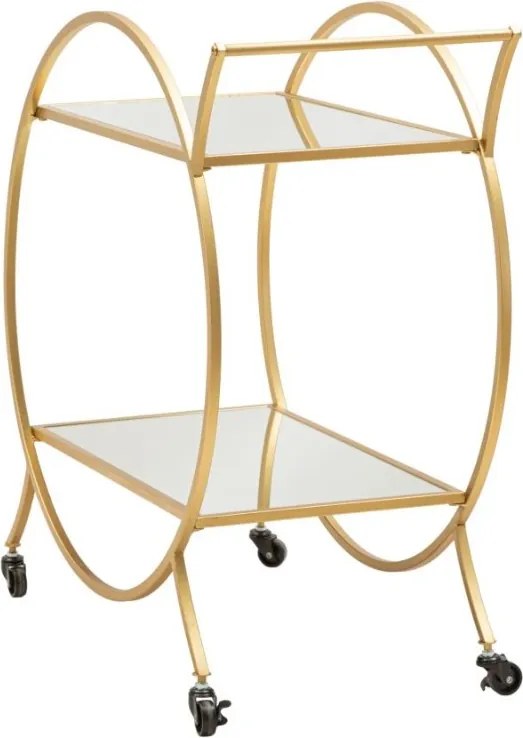 Designový vozík Valerian 70 cm zlatý