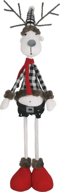 Vánoční figurka látkového soba 110 cm