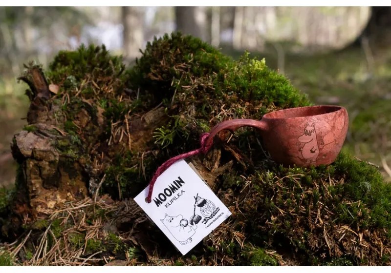 Hrnek kuksa Kupilka Snorkmaiden 0,12l, červený