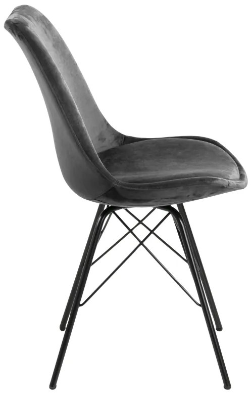 Designová židle Nasia tmavě šedá
