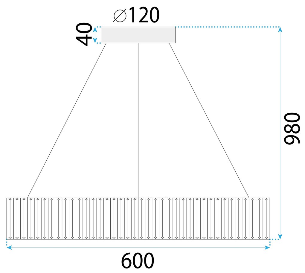 Toolight Moderní LED osvětlení s krystalickým efektem APP1079-CP